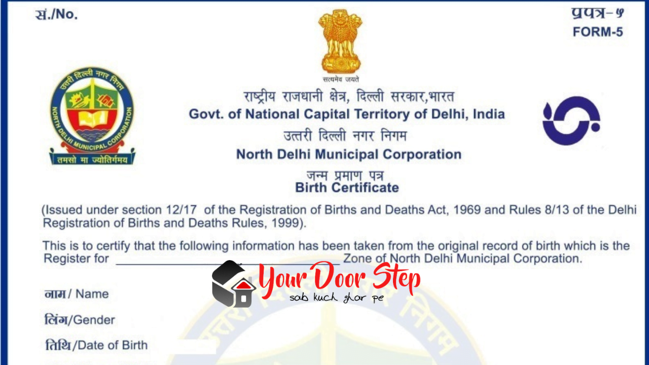 The Complete Guide to Apply for Birth Certificate in Delhi with All the ...