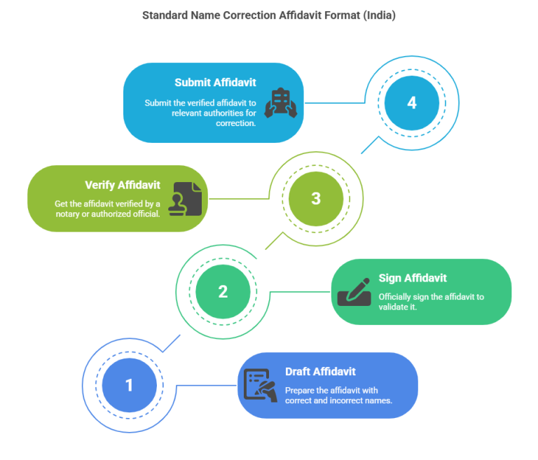 What Is the Correct Format for a Name Correction Affidavit in India ...